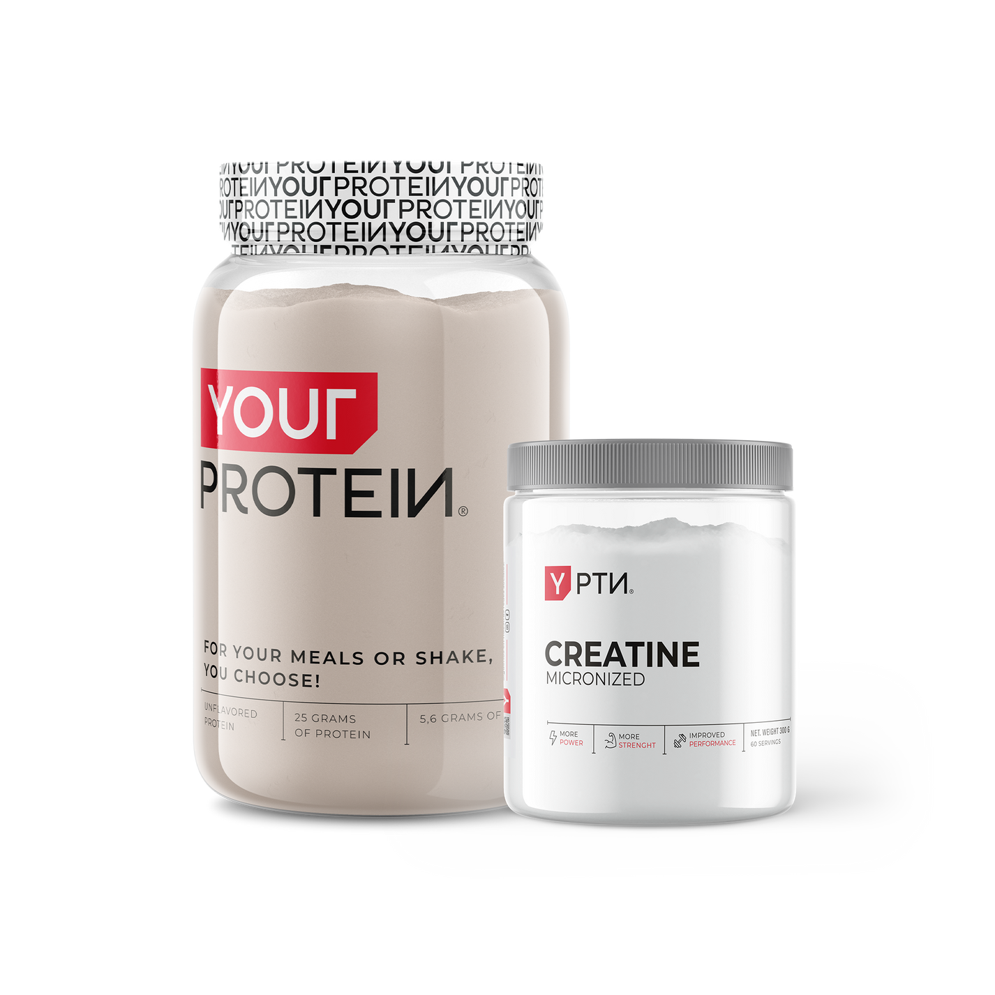 PACK YOUR PROTEIN WHEY + CREATINE – Your Protein